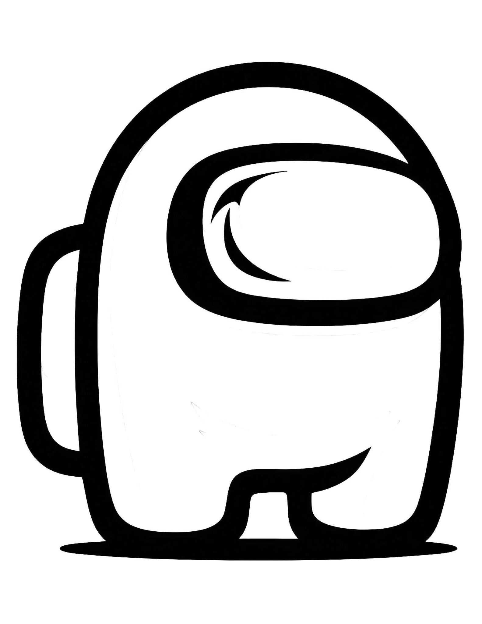 Desenhos do Among Us para Imprimir e Colorir