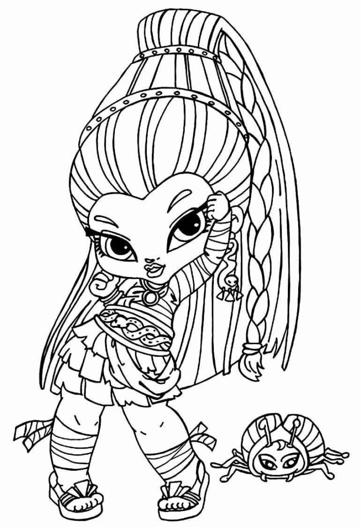 Desenhos da Monster High para Imprimir e Colorir