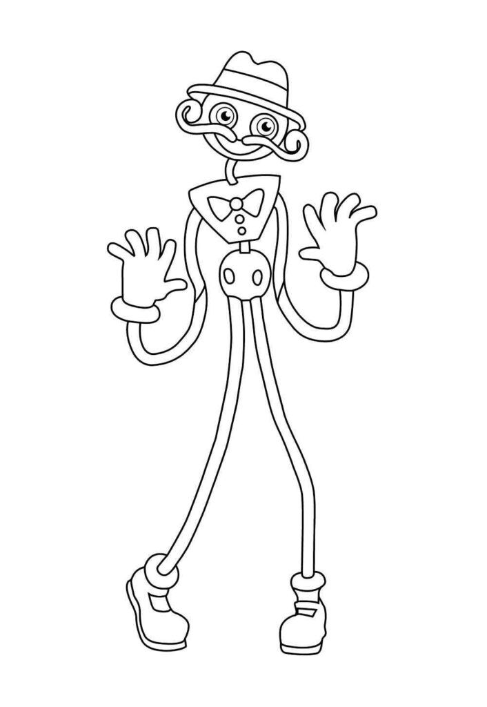 Desenhos do Poppy Playtime para Imprimir e Colorir