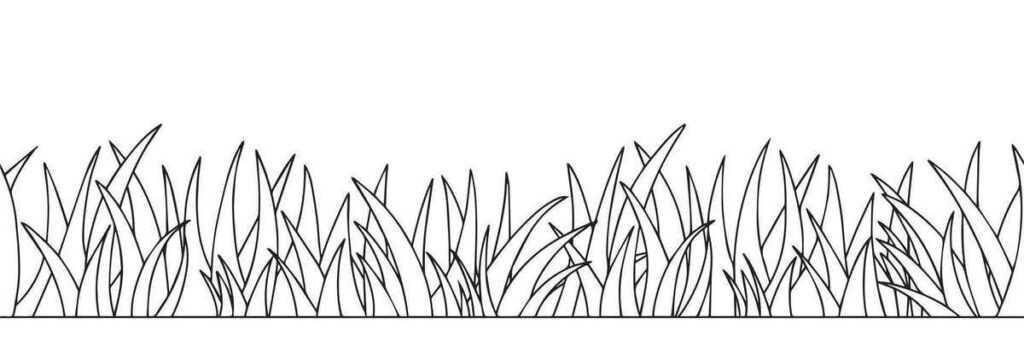 Desenhos de Grama para Imprimir e Colorir