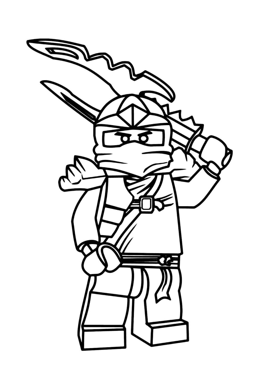 Desenhos de Ninja para Imprimir e Colorir