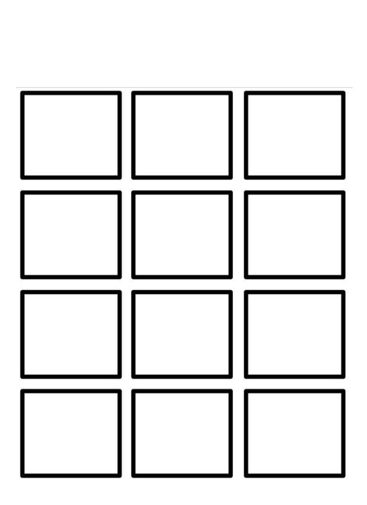 Desenhos de Quadrado para Imprimir e Colorir
