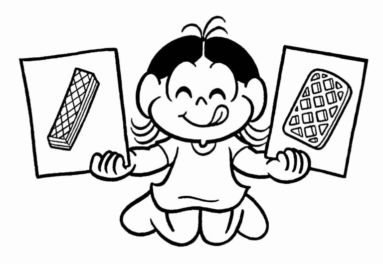 Desenhos da Magali para Imprimir e Colorir