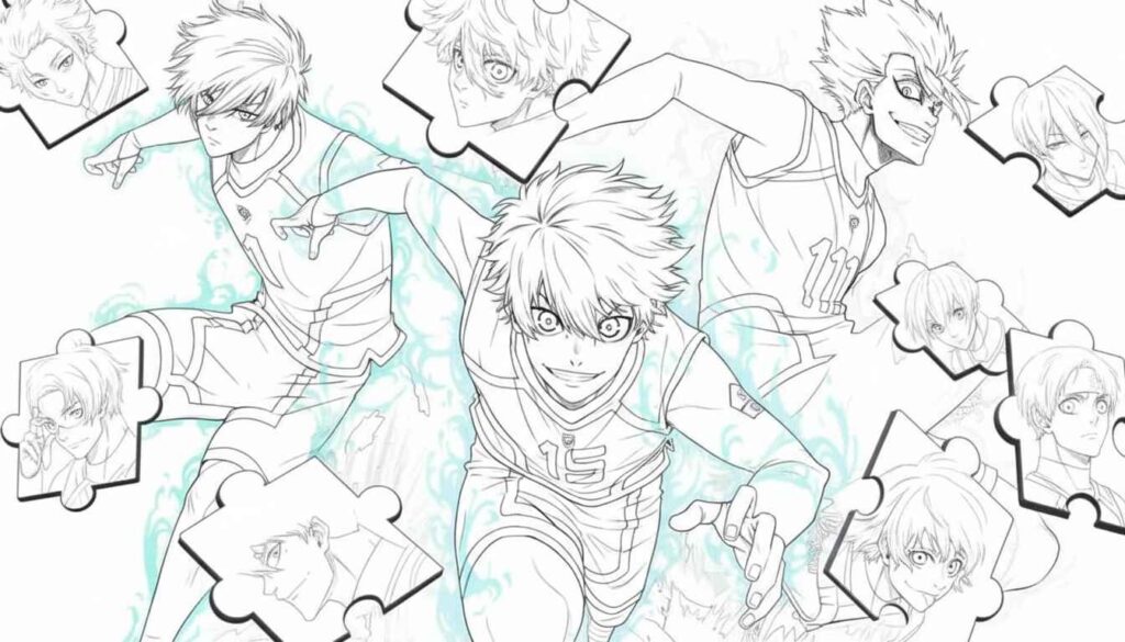 Desenhos do Blue Lock para Imprimir e Colorir